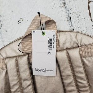 Kipling | Bags | Kipling Chuwy Livelight 6 Gold Metallic Large Backpack ...